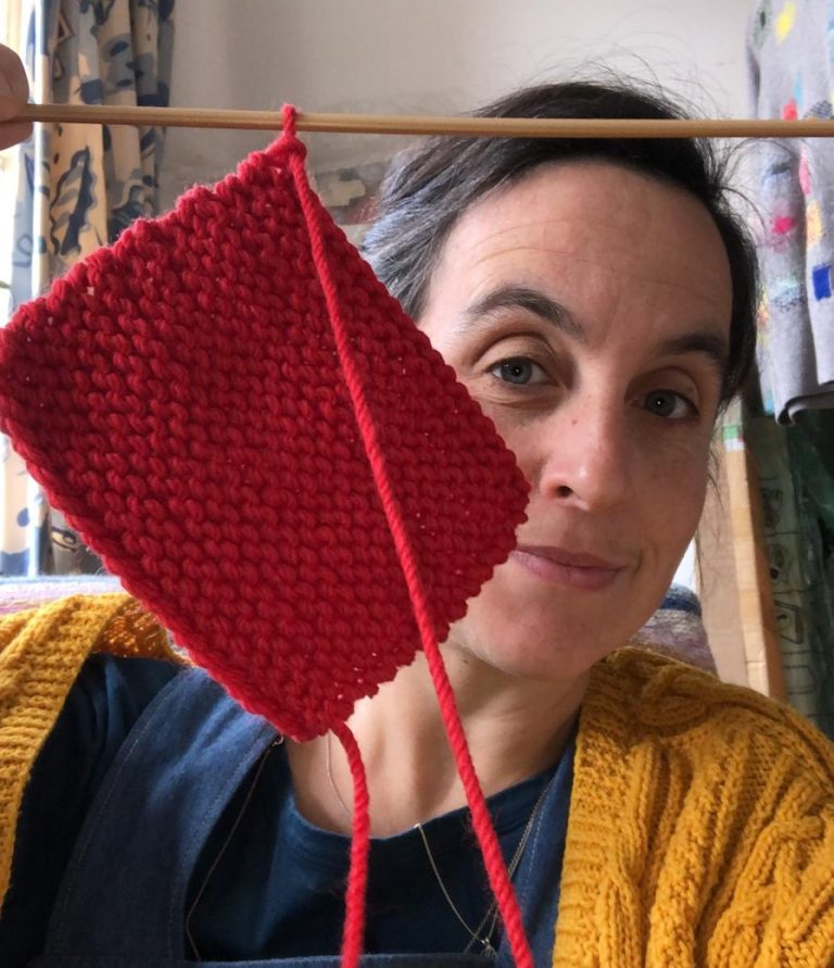 Clusters Knitting Celia Pym artist - Entelechy Arts